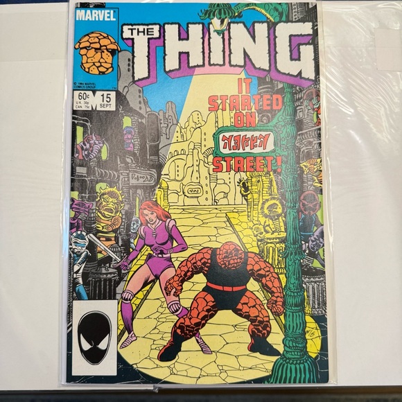 Marvel | Art | Marvel The Thing Comic Book 5 | Poshmark
